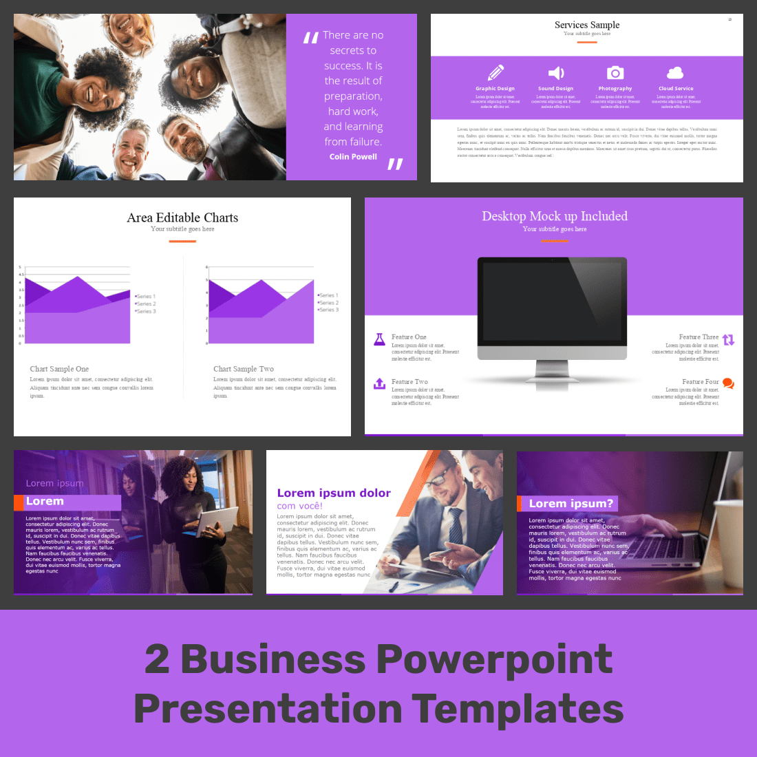 Best Purple PowerPoint Templates A Stylish Guide | GrafexMedia