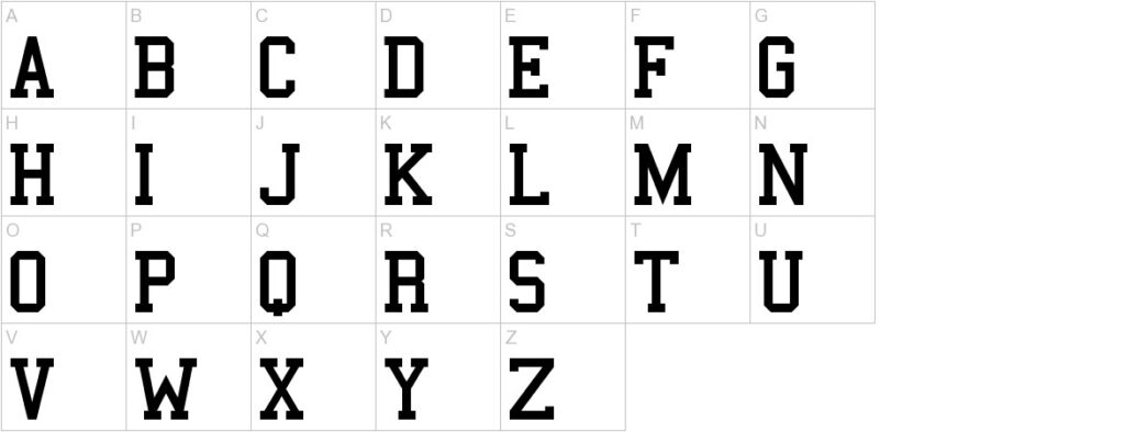 Best College Block Fonts A Designers Guide | GrafexMedia