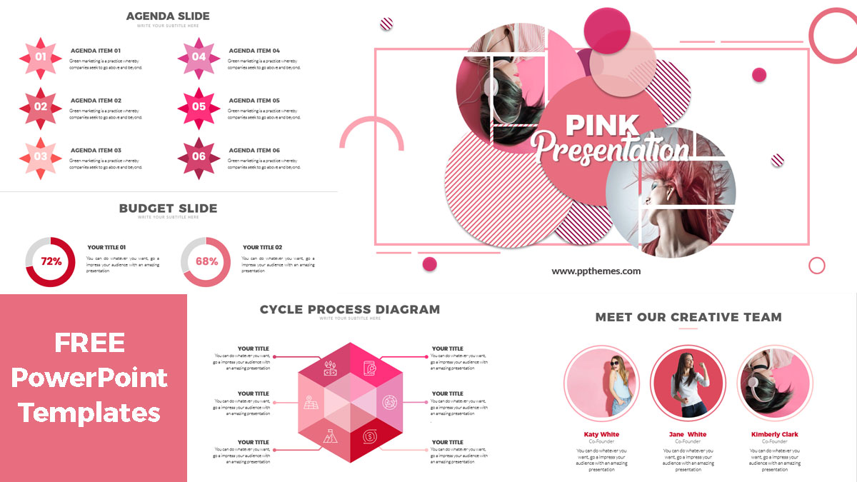 Best Pink PowerPoint Templates A Stylish Guide | GrafexMedia