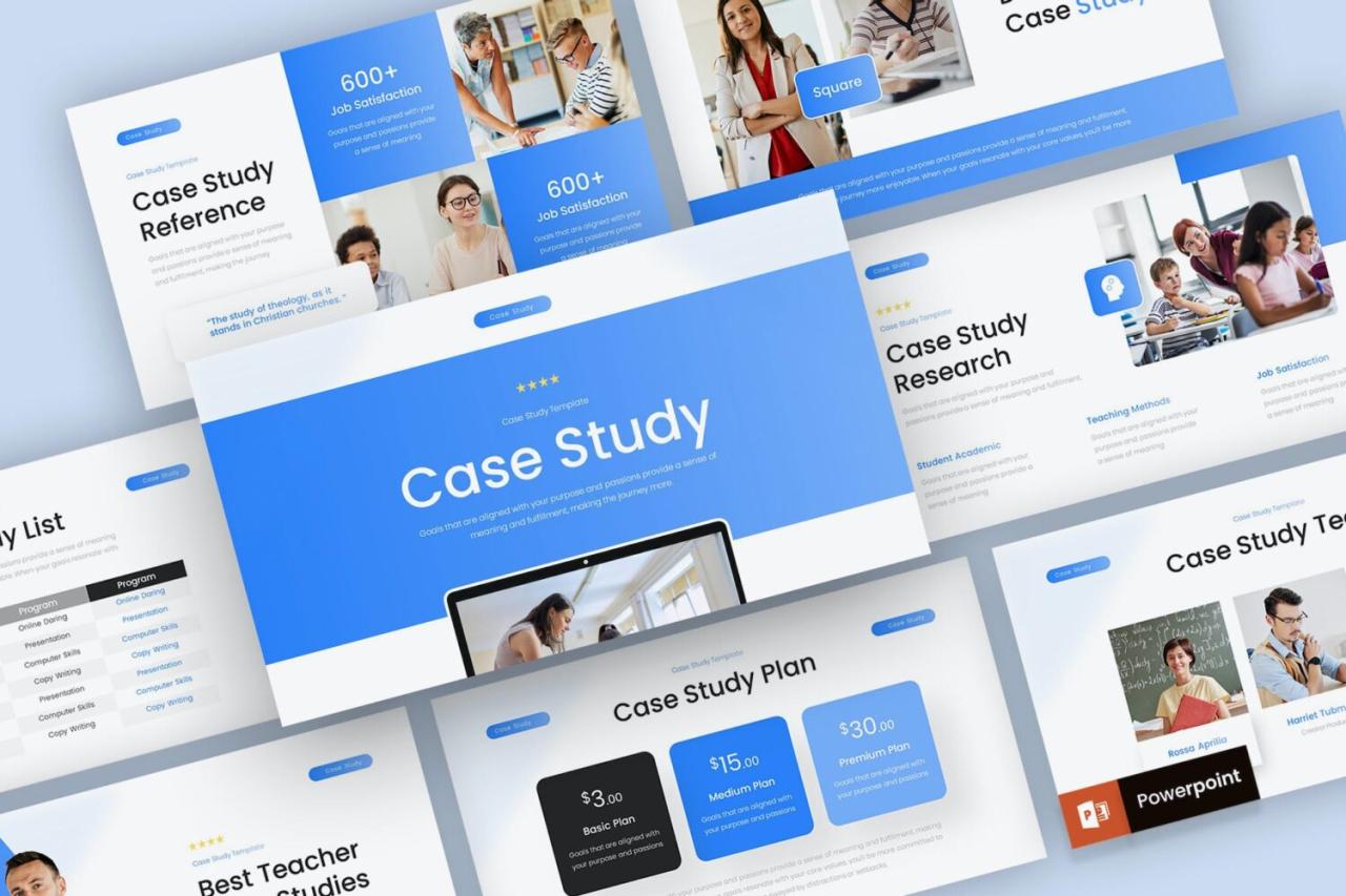 Best Case Study PowerPoint Templates | GrafexMedia