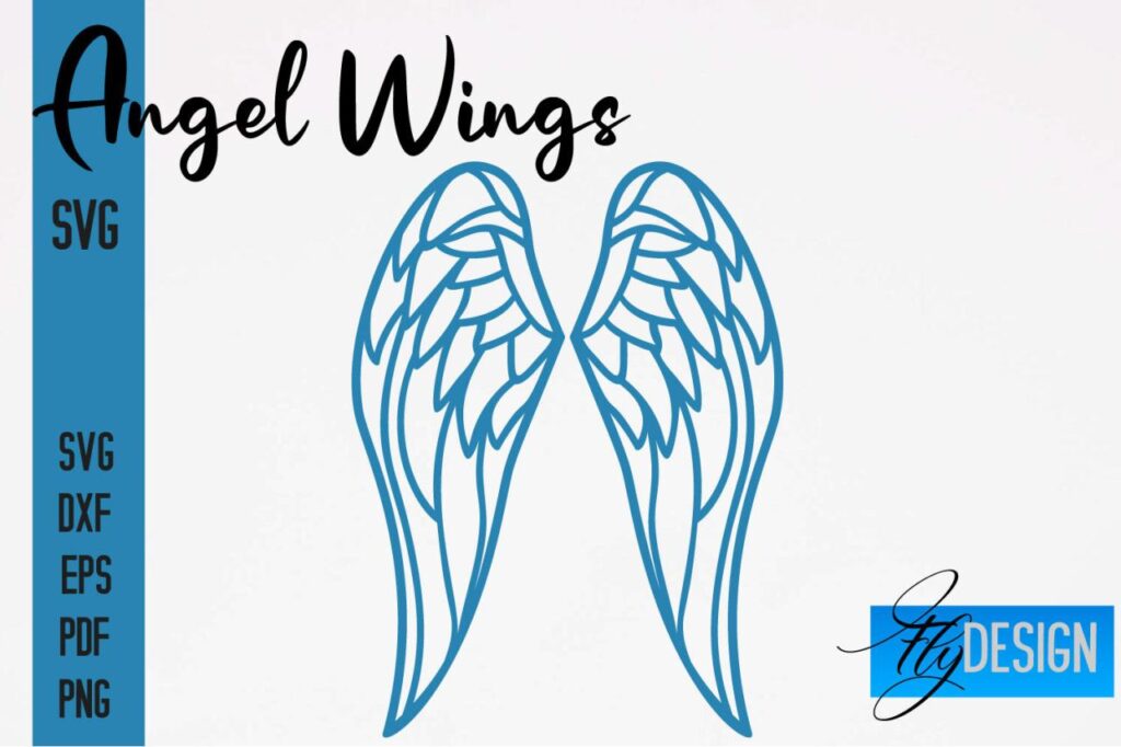 Angel Wings SVG Images A Designers Guide | GrafexMedia